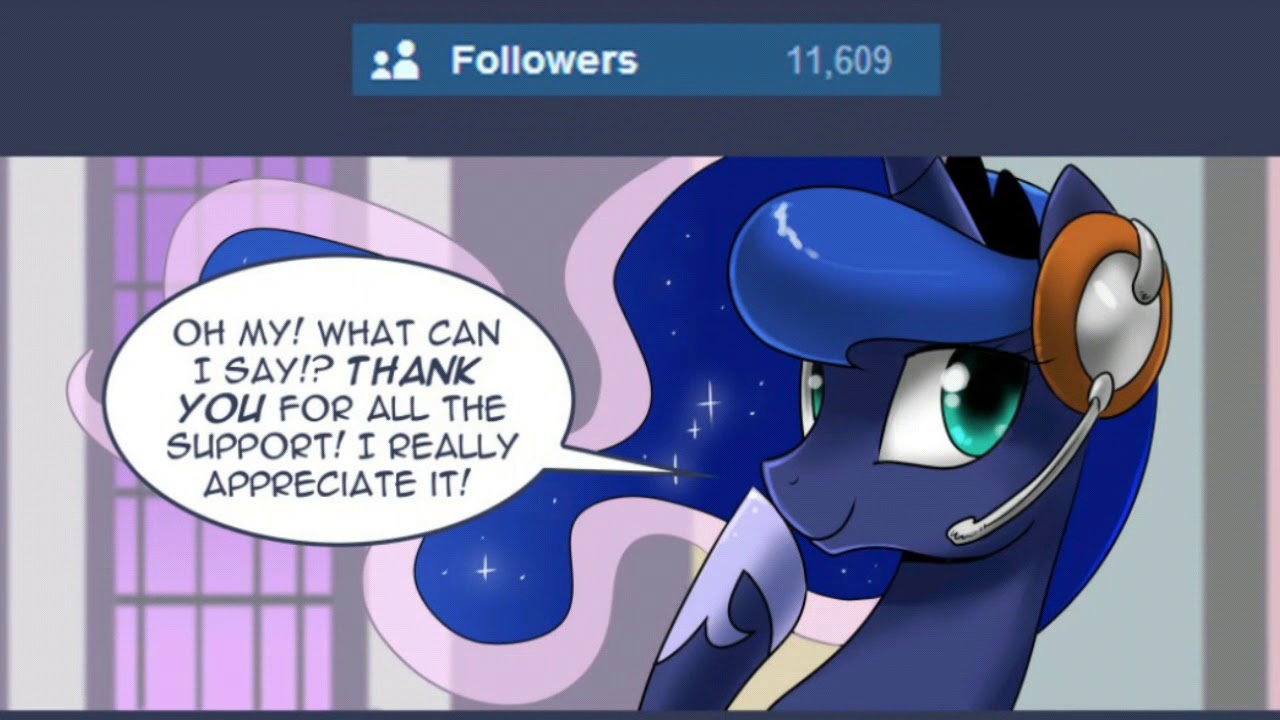 Gamer Princess Luna Comic series part 1 - YouTube