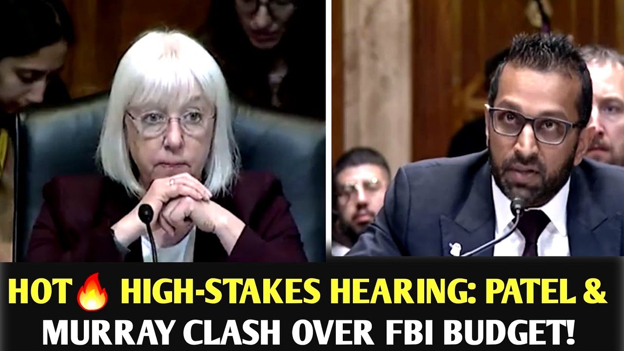 FBI Showdown🔥 Kash Patel and Patty Murray Clash Over Politicization! Is ...