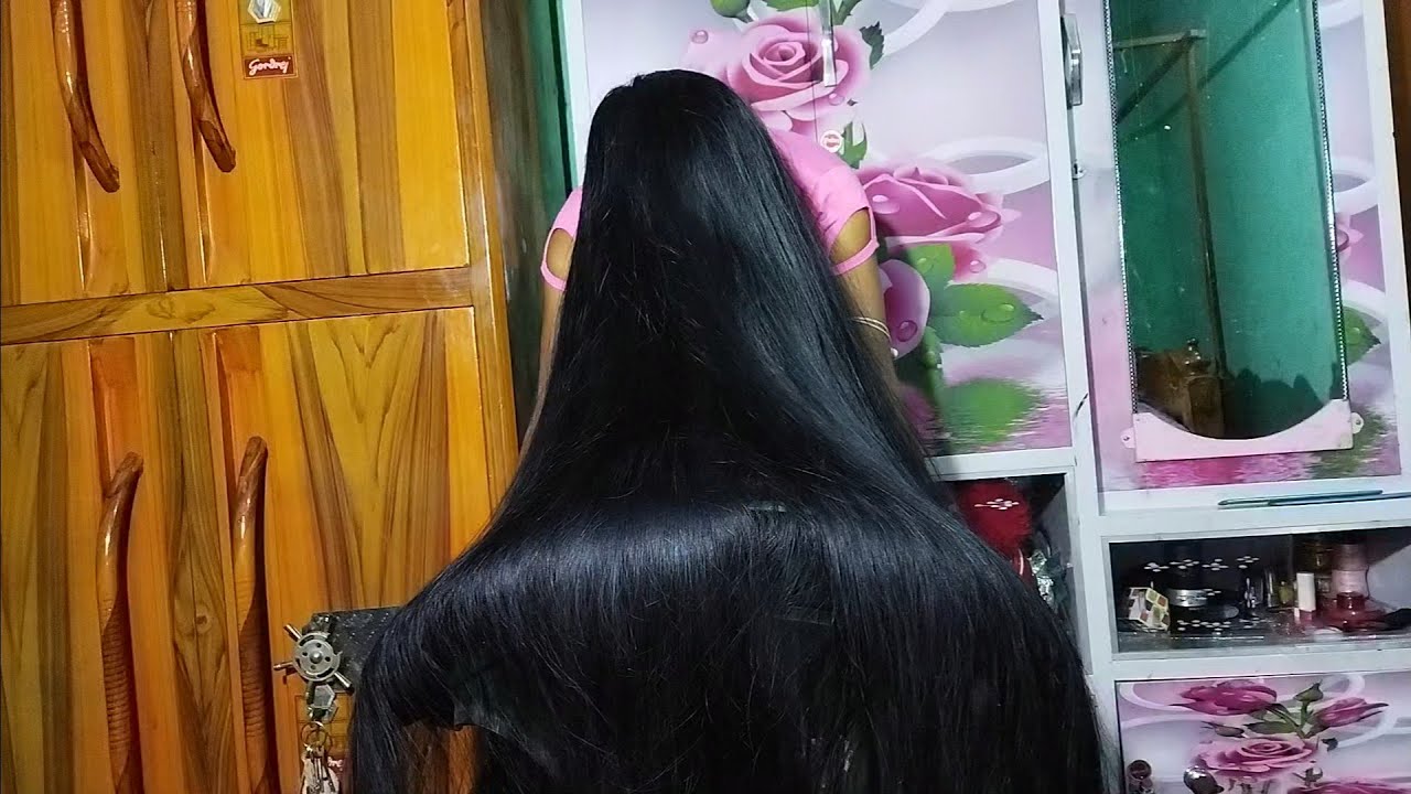 Beautiful Black And Silky 4ft Long Hair Play Gorgeous Sinning Long