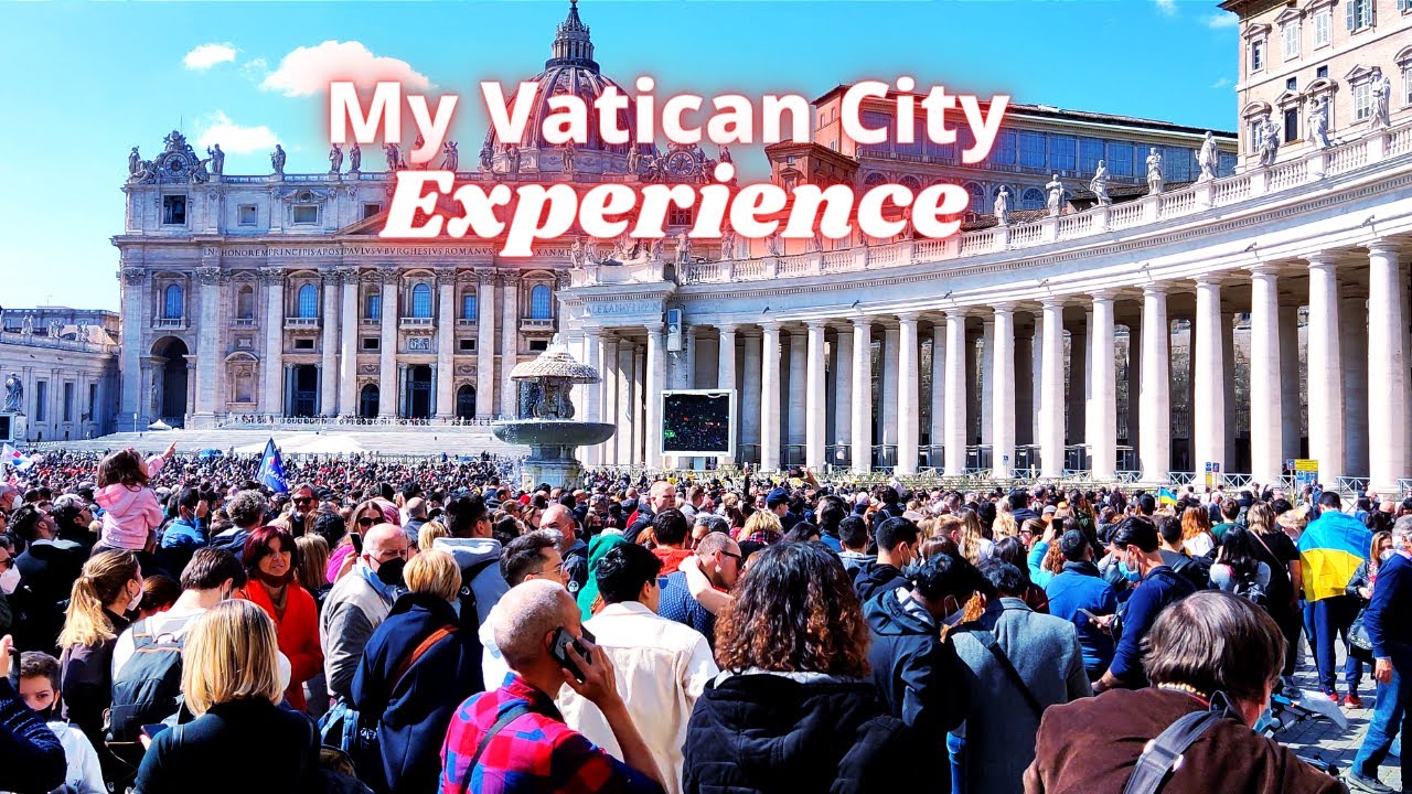 Rome, Italy 🇮🇹- Vatican City Overcrowded With Tourists. Vatican In 4K ...