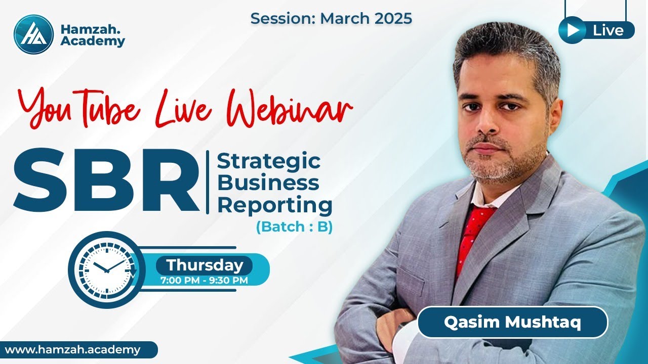 ACCA Strategic Business Reporting/P2 (Batch-B) Webinar 1 - YouTube