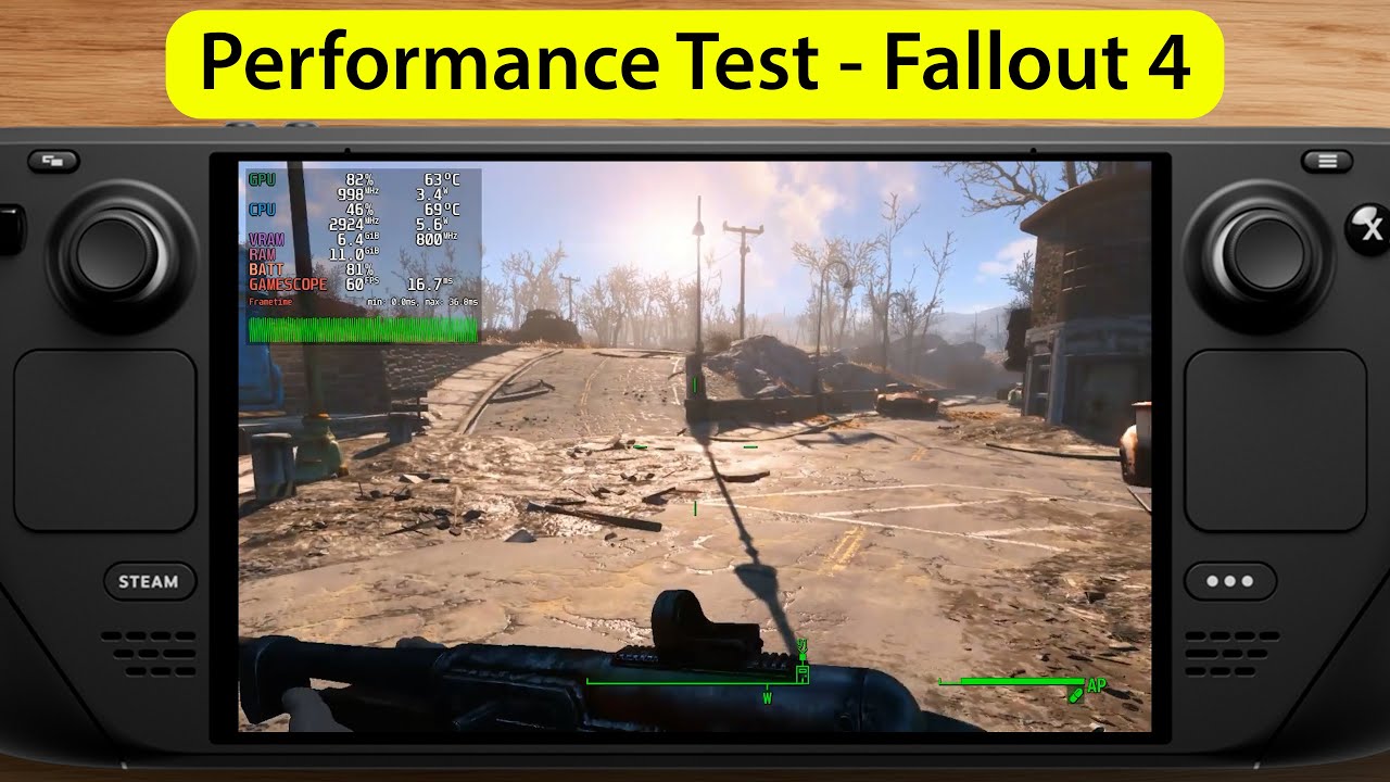 Fallout 4 | Steam Deck (OLED) Performance Test | Low vs Medium vs High ...