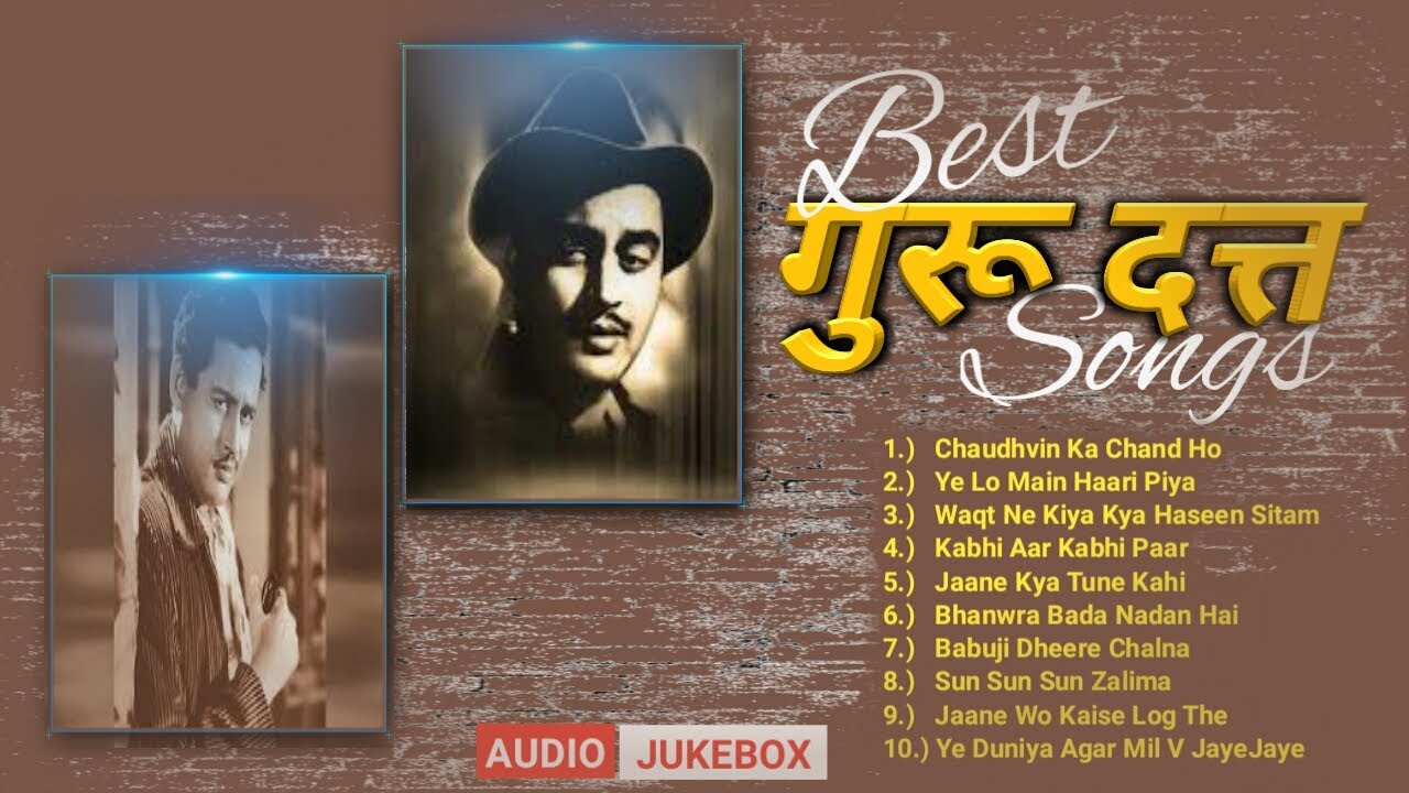 Best of Guru Dutt Songs - YouTube