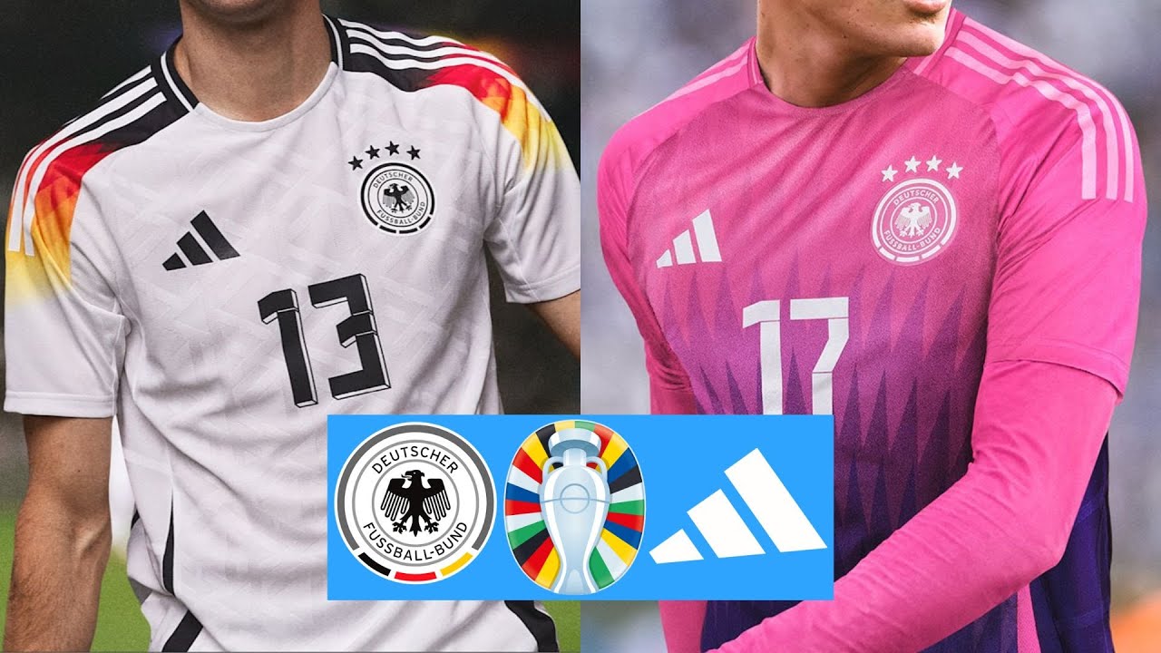 ALEMANIA PRESENTA sus NUEVAS CAMISETAS ADIDAS para la EUROCOPA 2024 ...