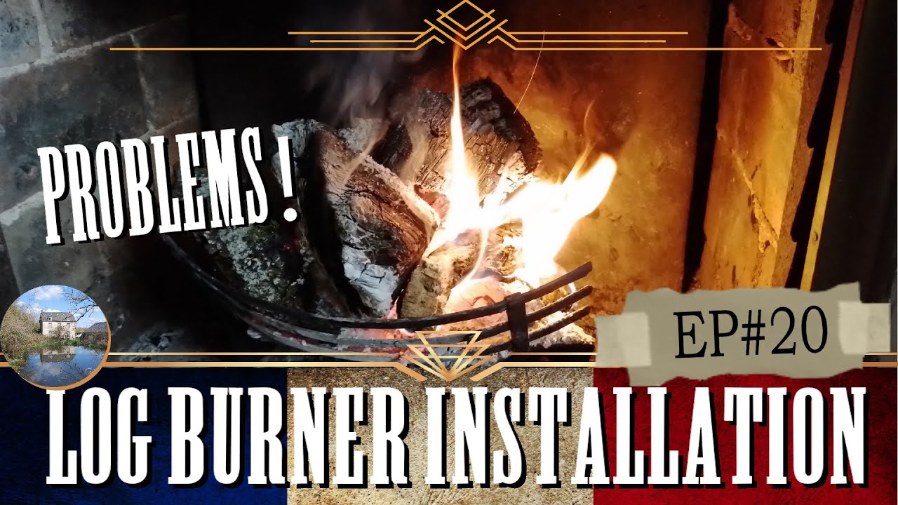 Log Burner Installation Problems - An Owl Crashed the party! - YouTube