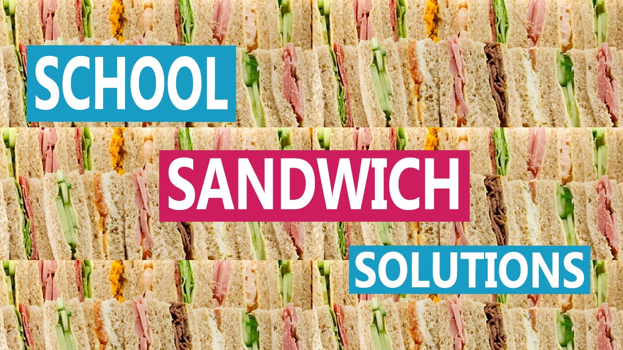 DIY Healthy Back to School Sandwich Solutions - YouTube