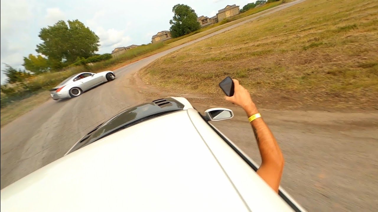Chasing Drift Cars With My Drone (I Can See What's On Your Phone) - YouTube