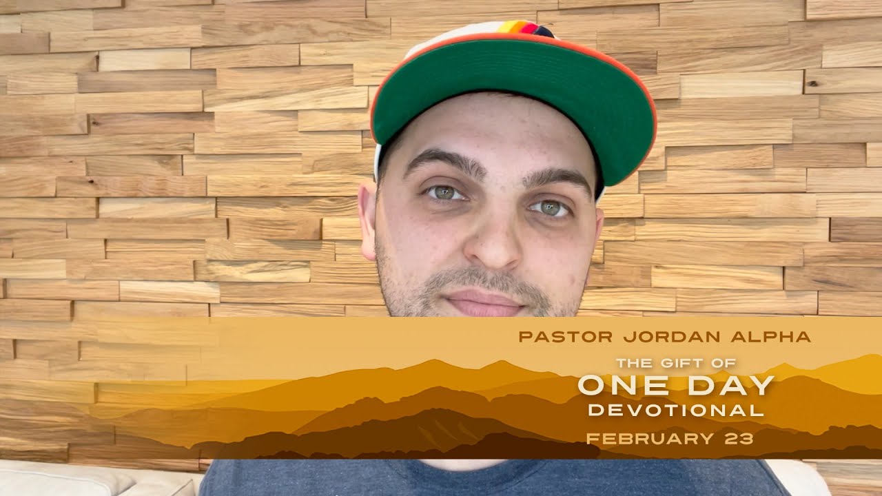 Pastor Jordan Alpha: The Gift of One Day Devotional - Day 3 - YouTube