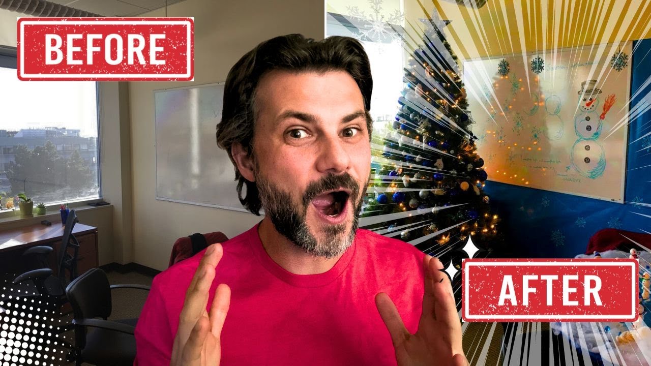 Office Transformation for Christmas - From a Data Guy - YouTube