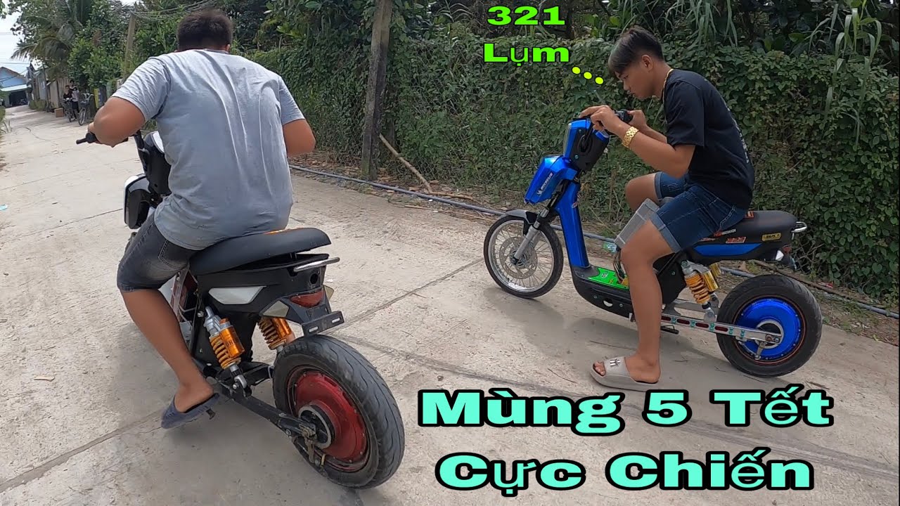 Review ''Xe Đạp Điện Độ'' Của Các Em Racing Boy Mùng 5 Tết Qua Test Xe ...