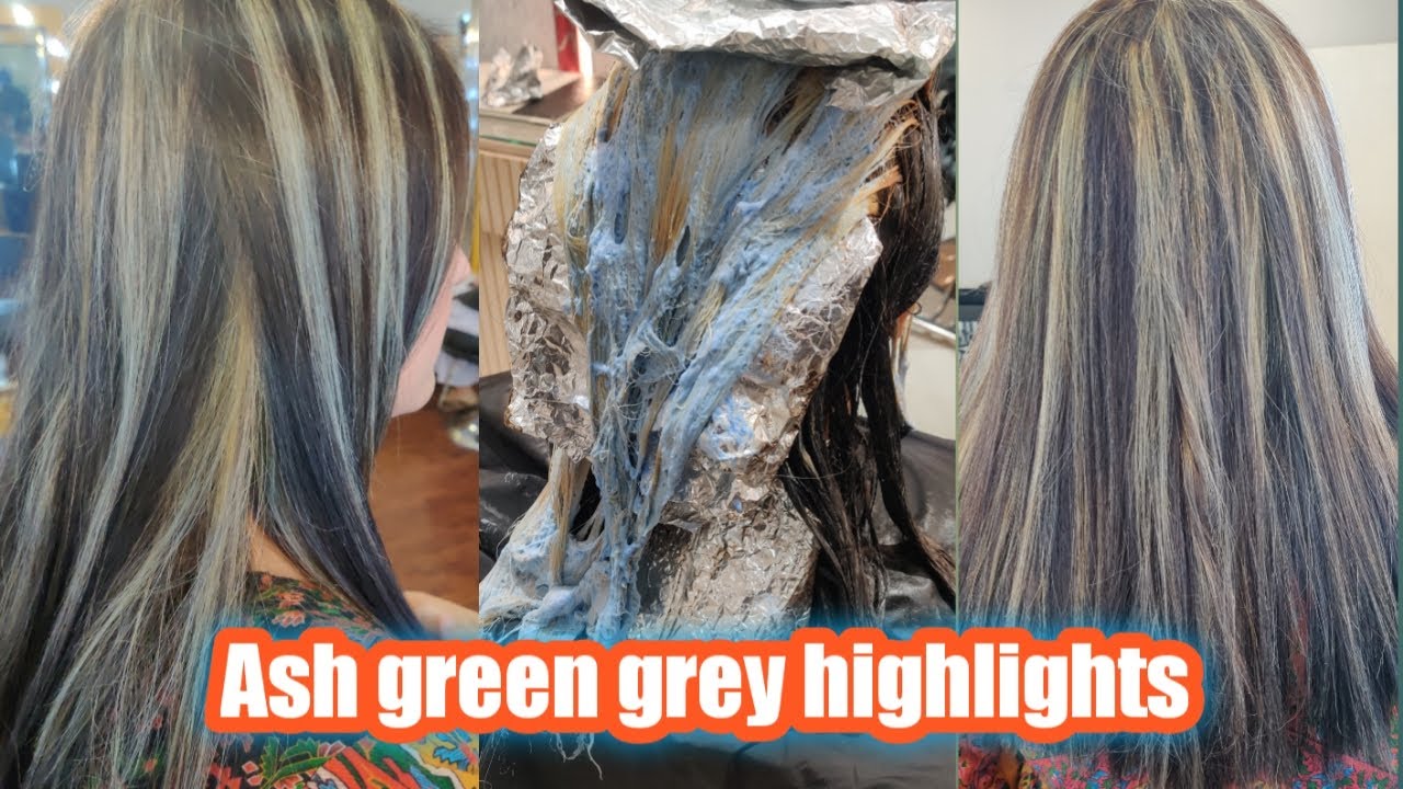 Ash green highlights| su beauty and remedies ️my ash green Highlights ...