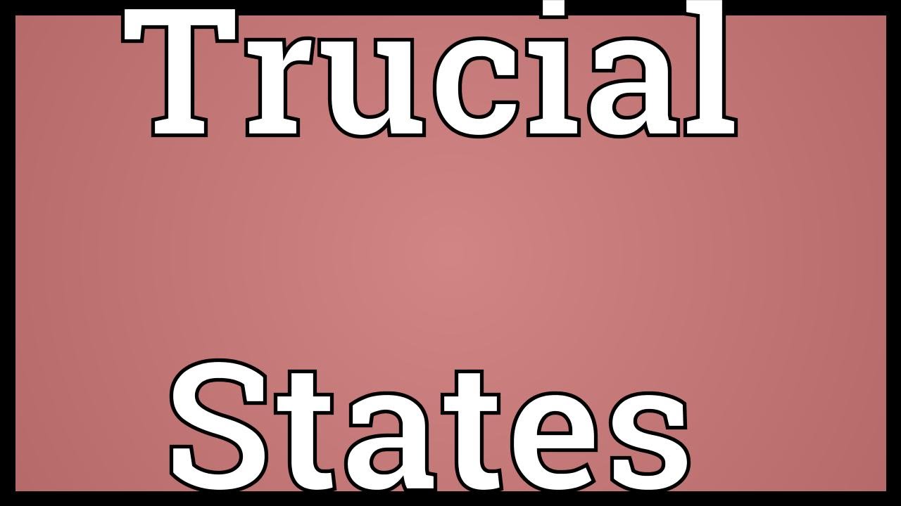 Trucial States Meaning - YouTube