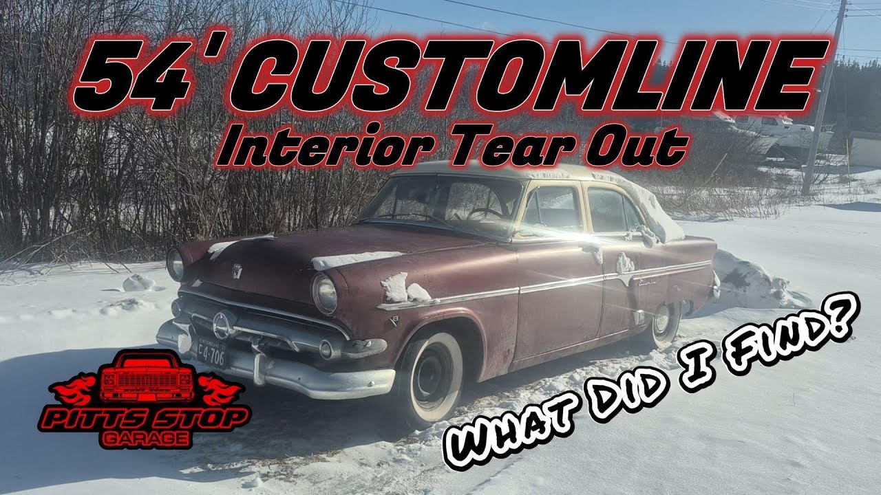 Ford Customline Build Begins – Interior Tear Out! - YouTube