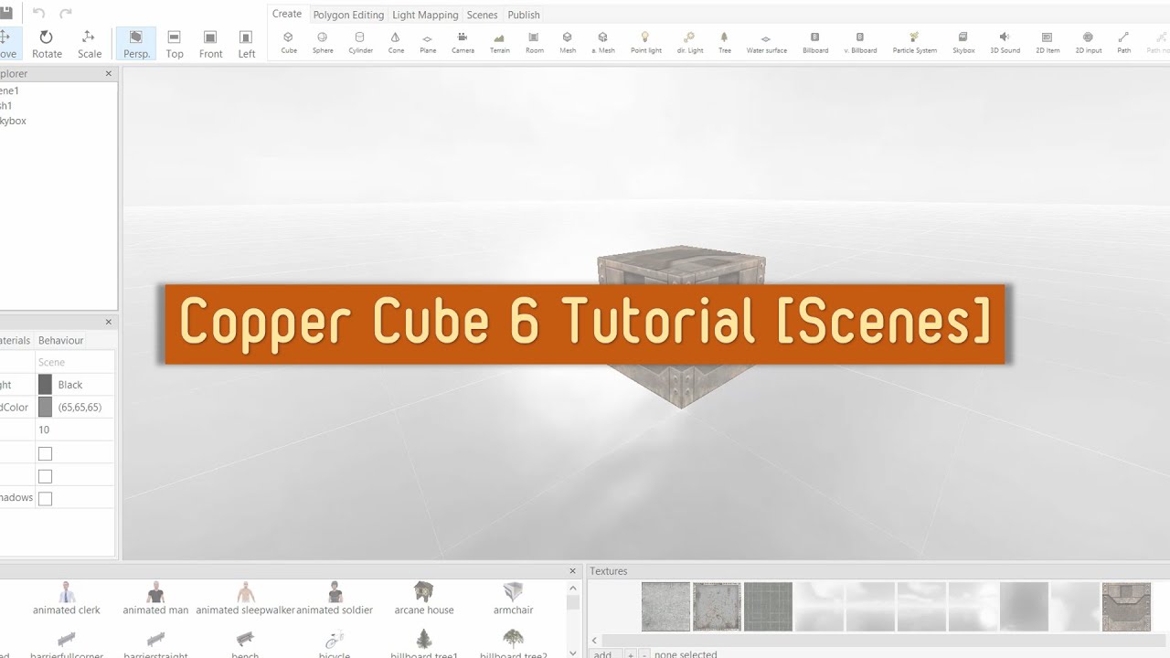 Copper Cube 6 Tutorial - Scenes - YouTube