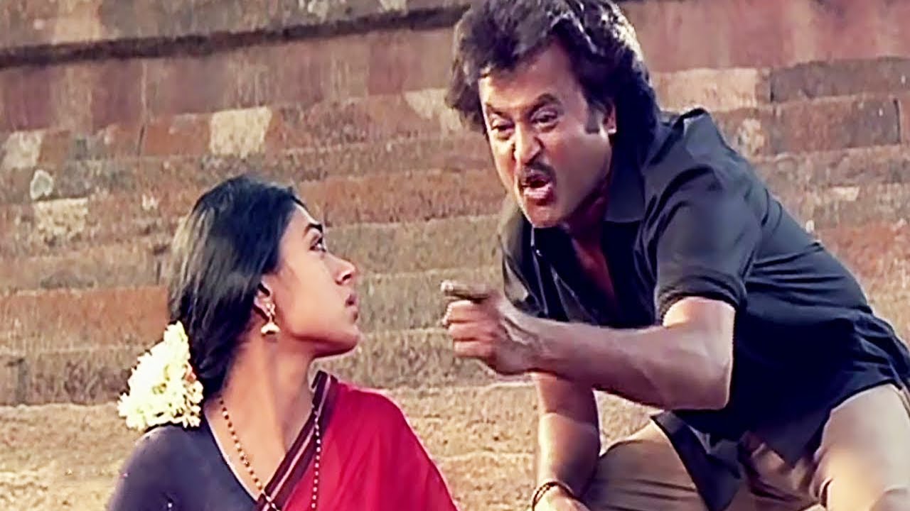 ரஜினிகாந்த் & ஷோபனா லவ் சீன்ஸ் | Thalapathy Love Scenes | Tamil Movie ...