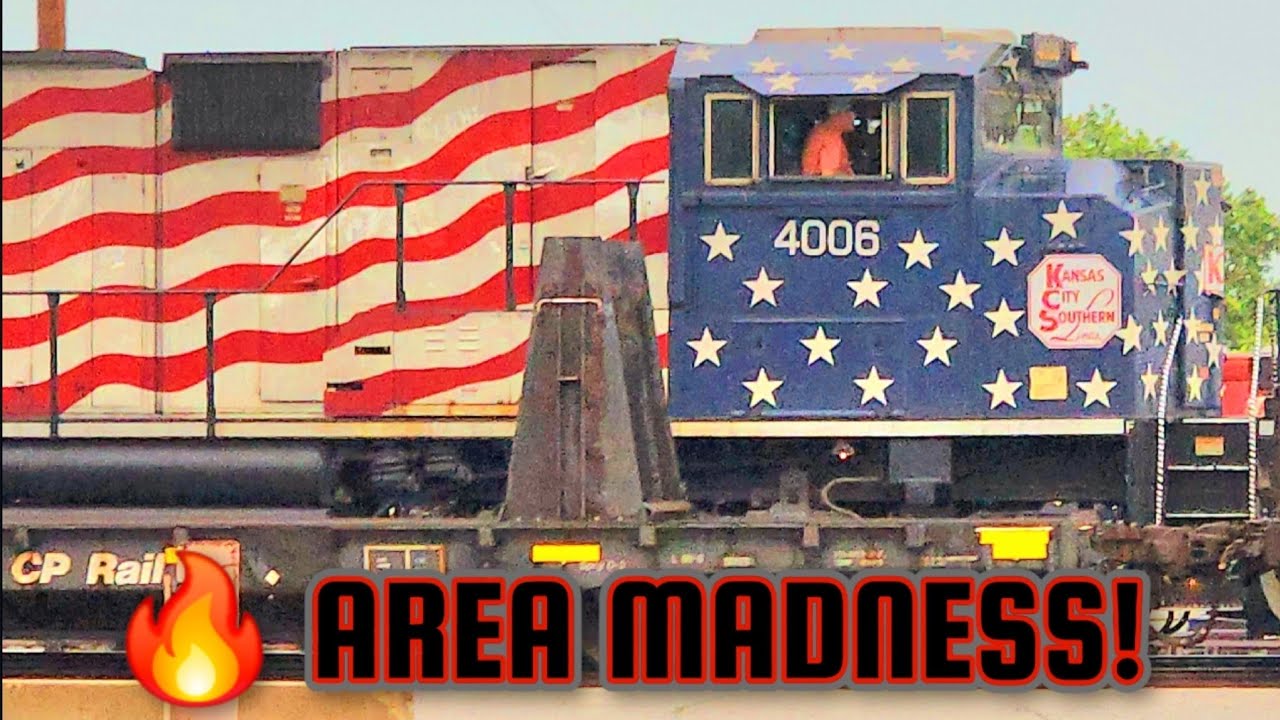 HERITAGE UNIT & SPECIAL UNIT ALERT! Train action featuring meets, mega trains, Z's, NS, KCS ...