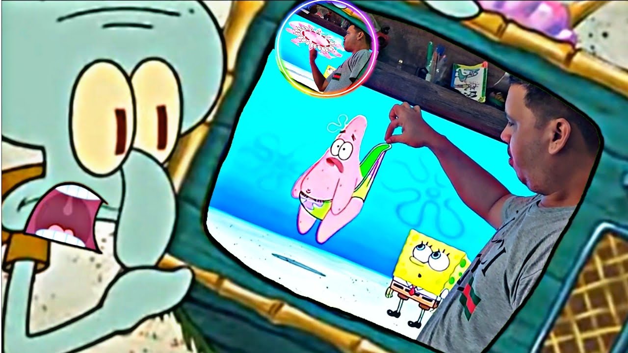 Beating Up Patrick - Tik Tok Challenge - With Yanna Cartoon Kids In ...