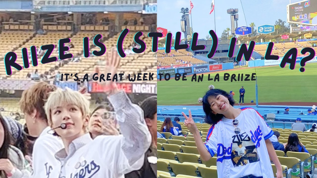 [BRIIZE VLOG] RIIZE at Dodgers & unboxing RIIZING DAY VIP gift 라이즈 쇼타로를 ...