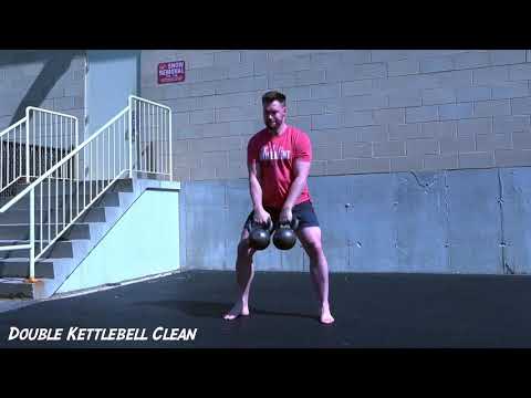Double Kettlebell Clean - YouTube