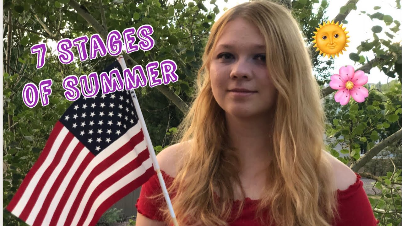 The 7 Stages of Summer!! // Caitlin Piper - YouTube