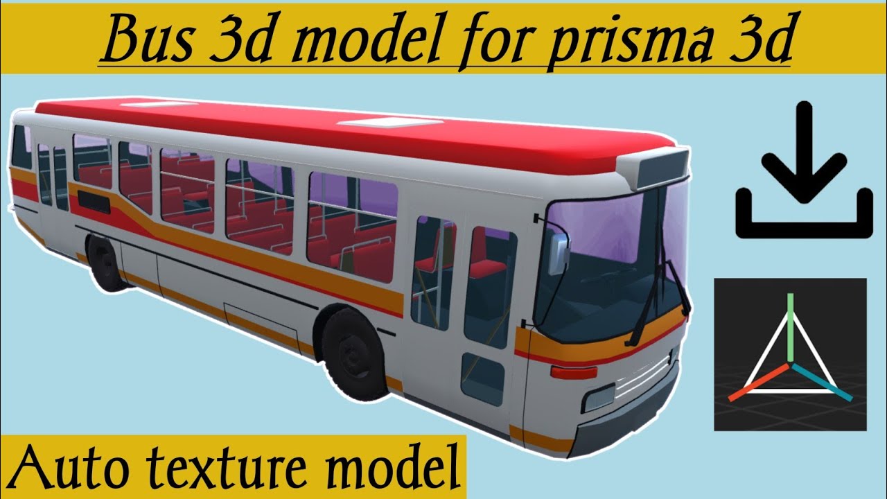 Bus 3d model for Prisma 3D. #prisma3dtutorial #prisma3d - YouTube