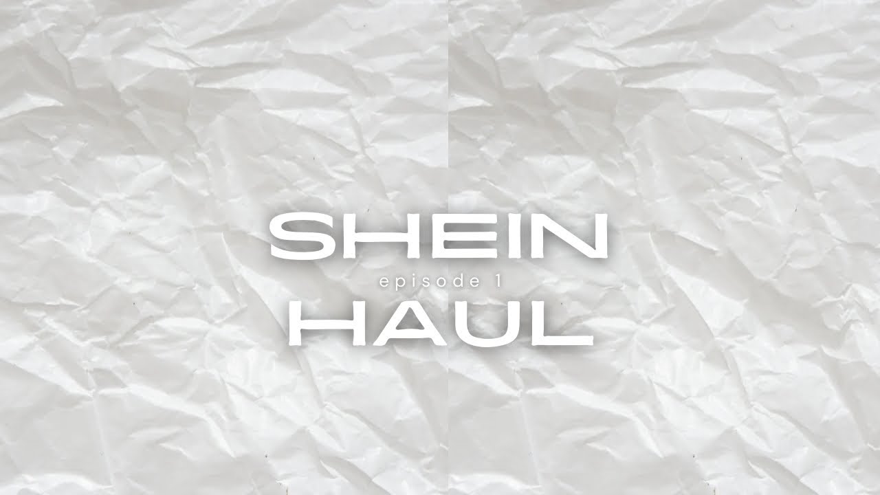 First video big shein haul/tryon - YouTube
