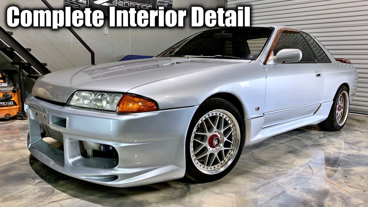 27 Year Old R32 Skyline Detailed Interior SUPER CLEAN! - YouTube