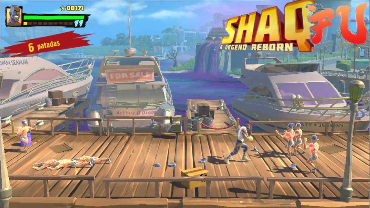 SHAQ FU: A LEGEND REBORN 🏀 Shaquille O´Neal se lía a puñetazos con ...