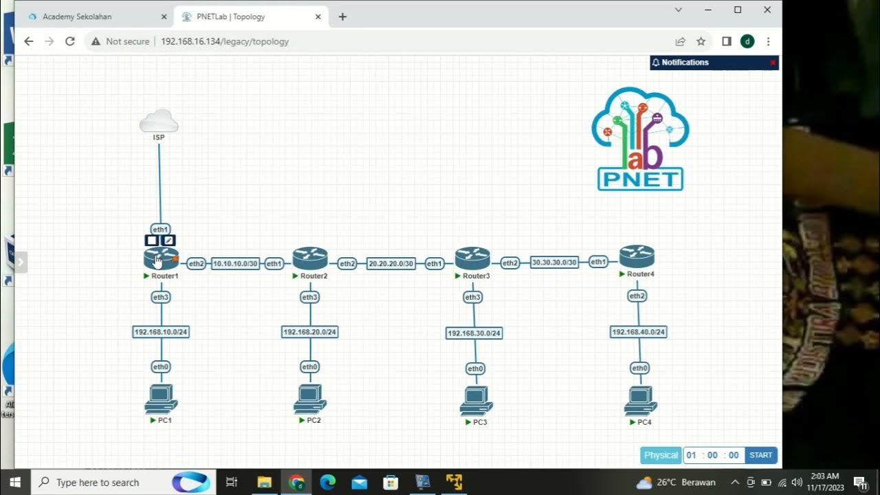 TUTORIAL ROUTING STATIC - YouTube