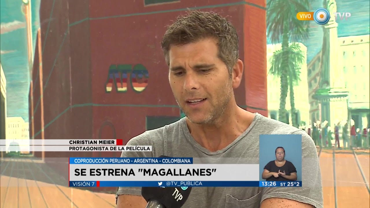 Entrevista a Christian Meier sobre 'Magallanes',Buenos Aires_ - YouTube