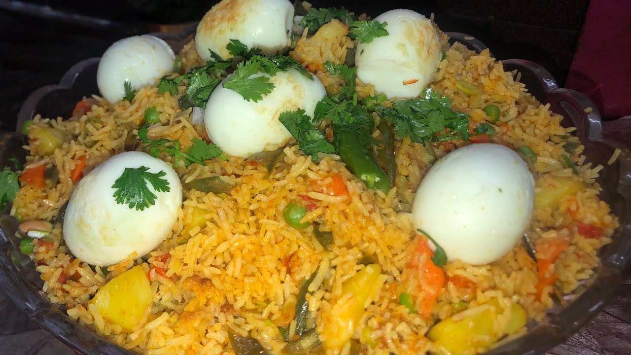 Hyderabadi Vegetable pulao recipe | Quick and easy Pulao recipe veg ...
