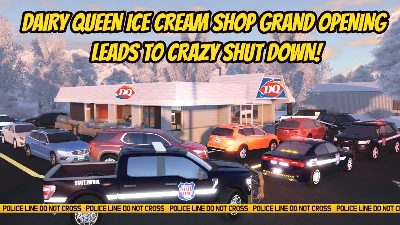 Greenville, Wisc Roblox l Dairy Queen Ice Cream Shop Grand Opening CITY ...