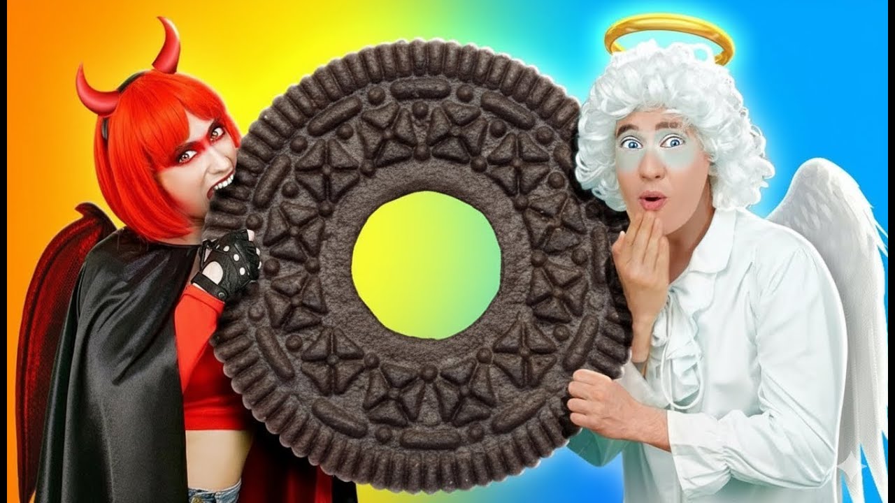 Food of The Same Colors Challenge || Funny Situations Food Battle by ...