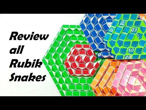 Review all Rubik Snake or Rubik Ruler (From 24p to 240p) - YouTube