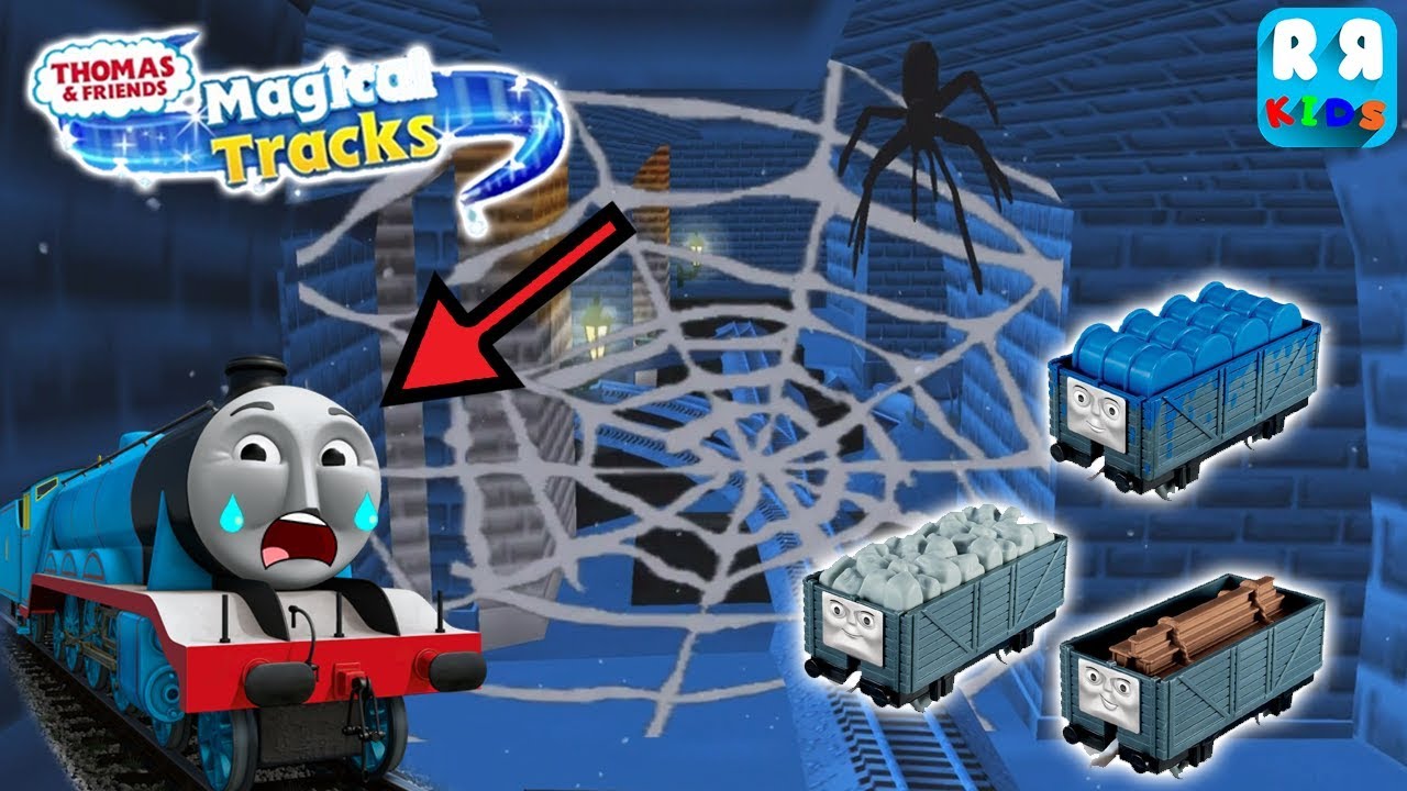 Gordon and Troublesome trucks Trapped in Haunted Castle - Thomas and ...