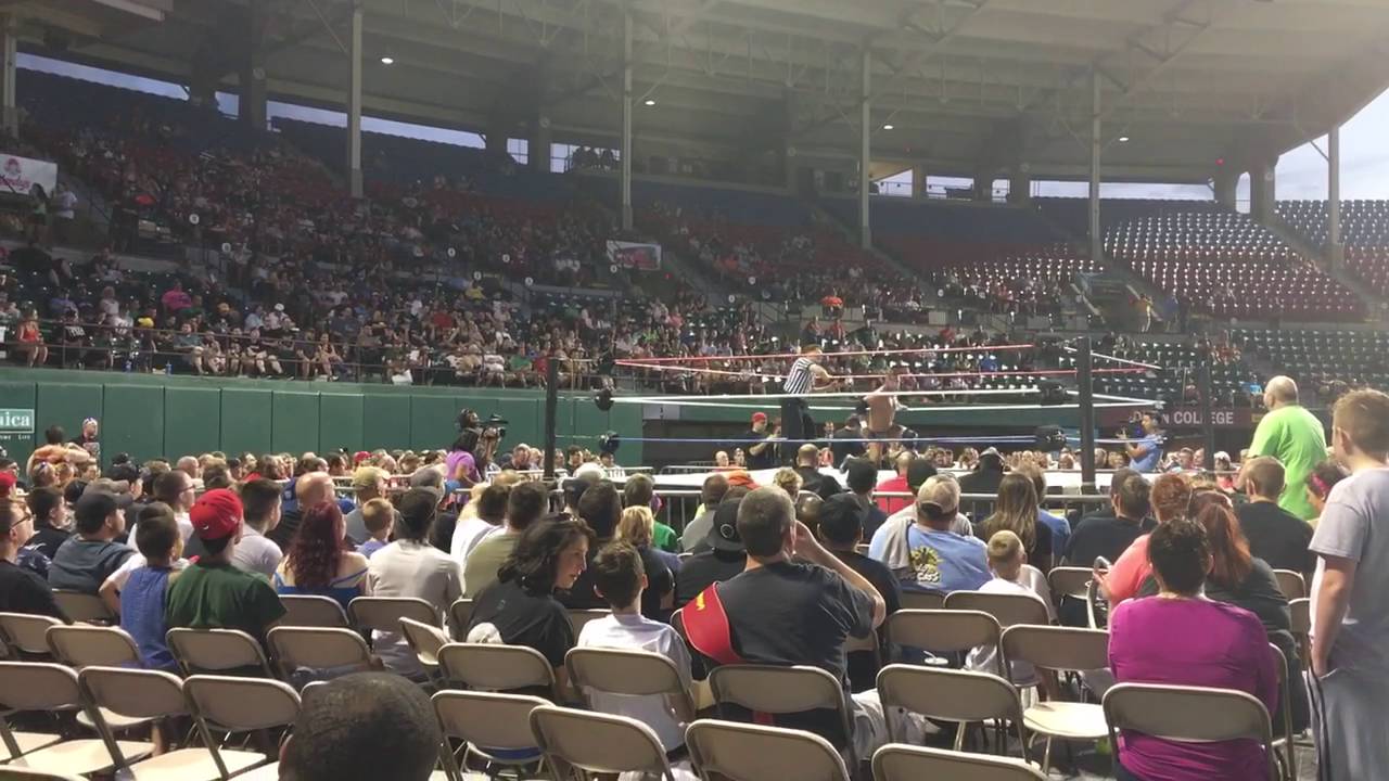 Teddy Goodz vs. Danny Miles - July 23, 2016 McCoy Stadium FANCAM - YouTube