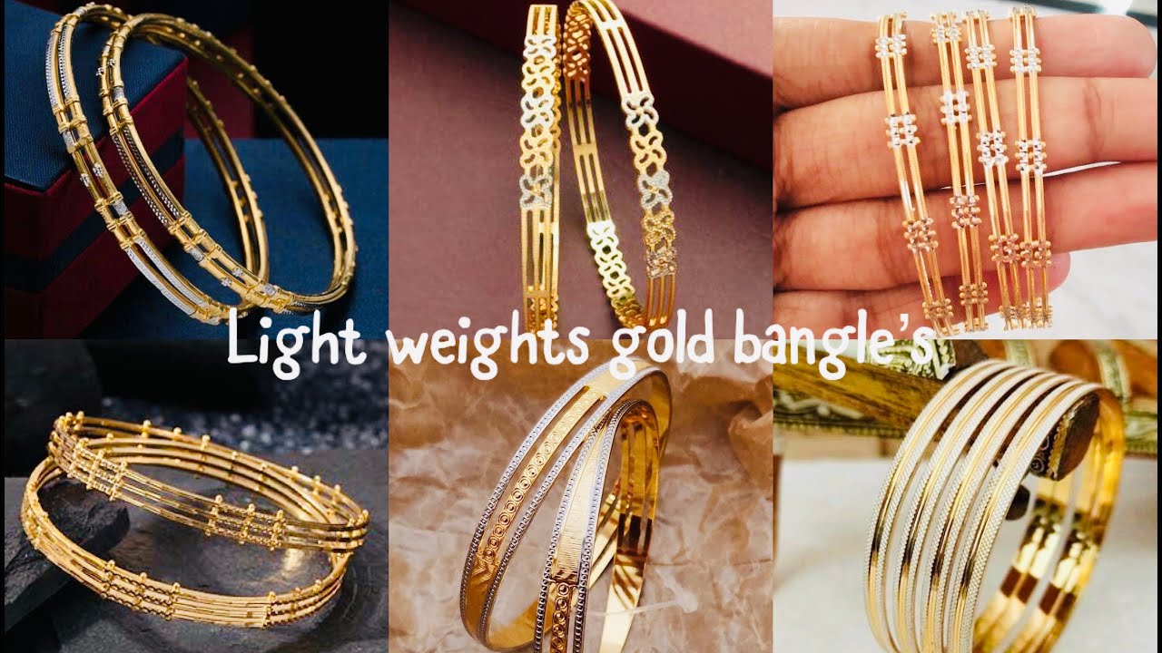10 Grams gold bangle designs with price | Simple Gold Bangles Designs ...