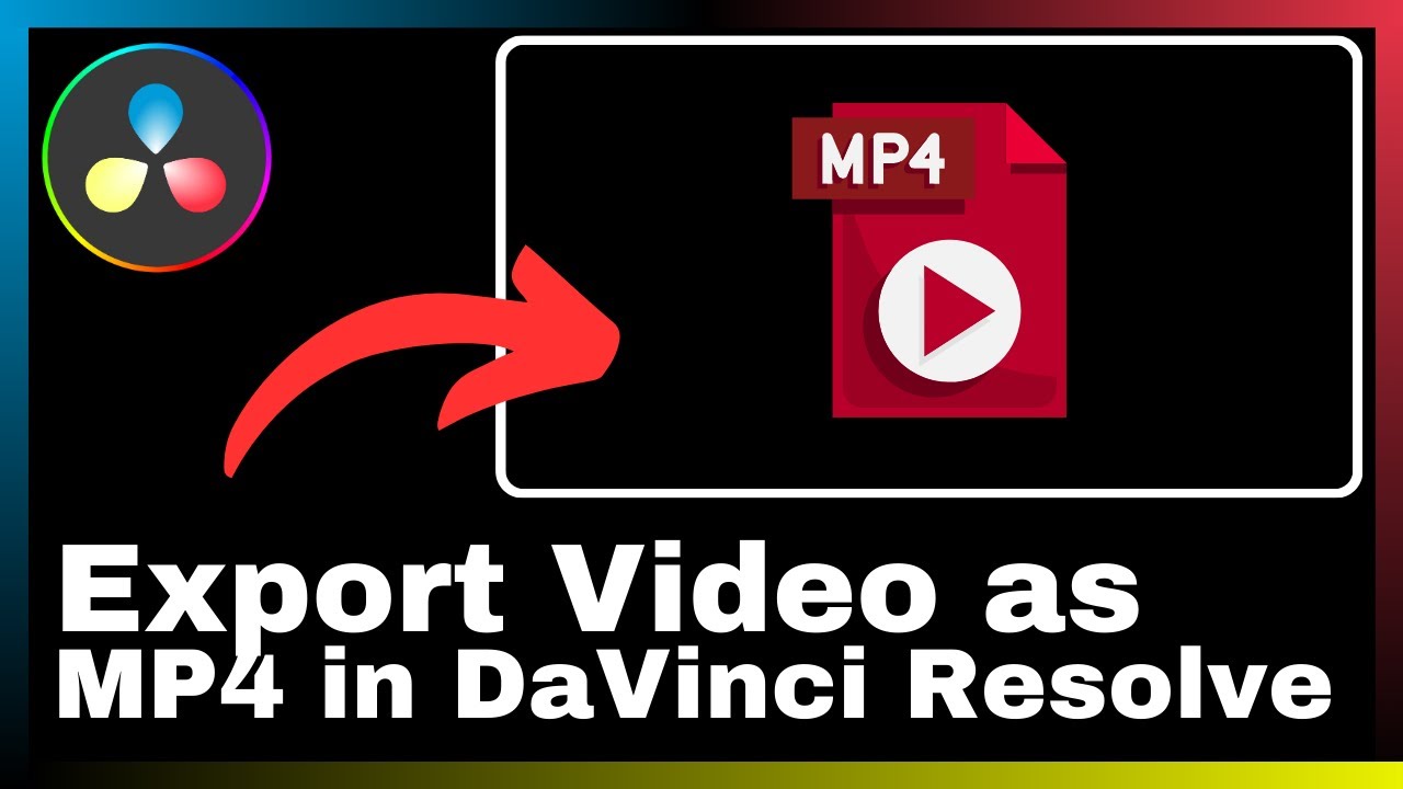 How to Export Video as MP4 in DaVinci Resolve - YouTube