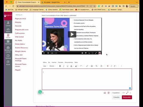 Uploading and embedding a video to a Canvas assignment via Kaltura - YouTube