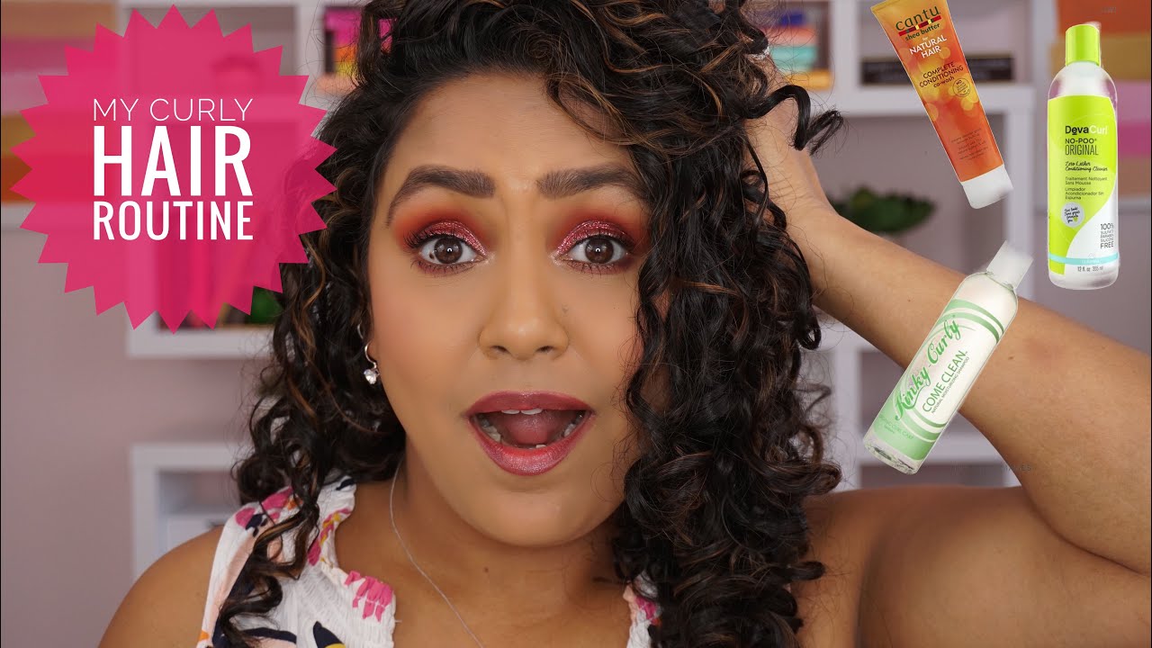 MY DETAILED CURLY HAIR ROUTINE - CURLY GIRL METHOD | INDIAN CURLY HAIR ...