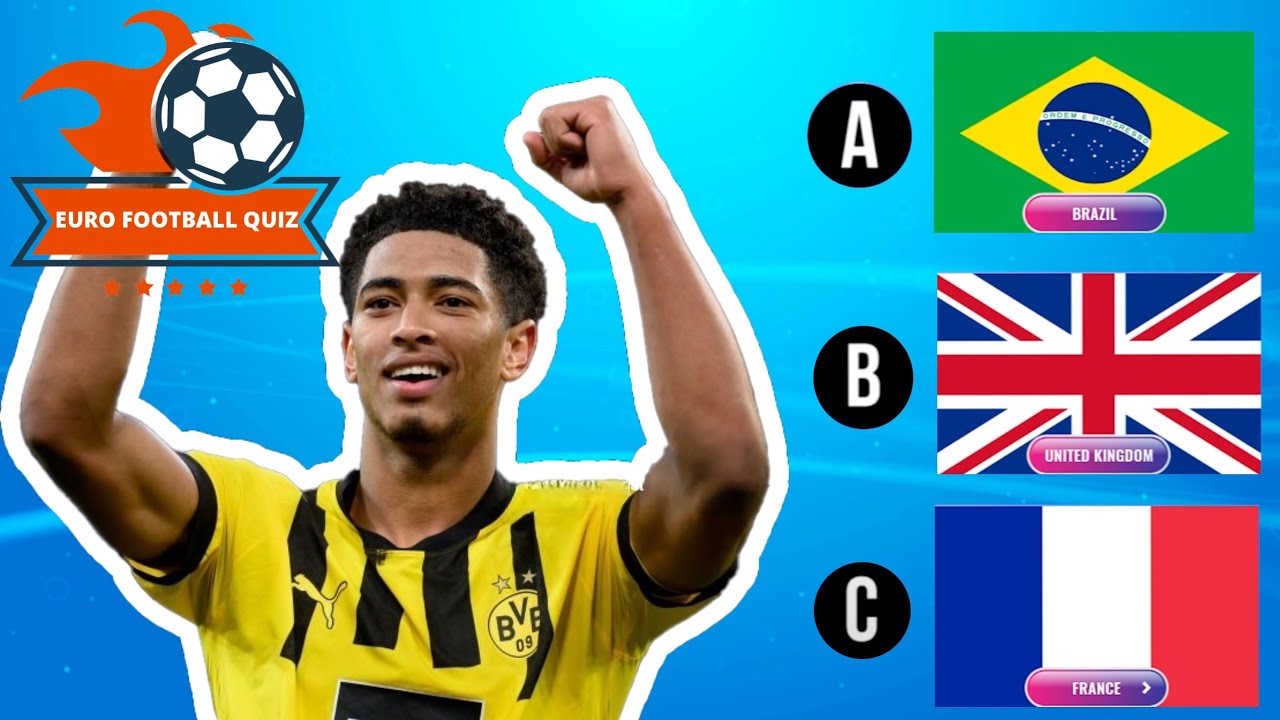 GUESS THE COUNTRY OF EACH FOOTBALL PLAYER | EURO FOOTBALL QUIZ 2023 ...
