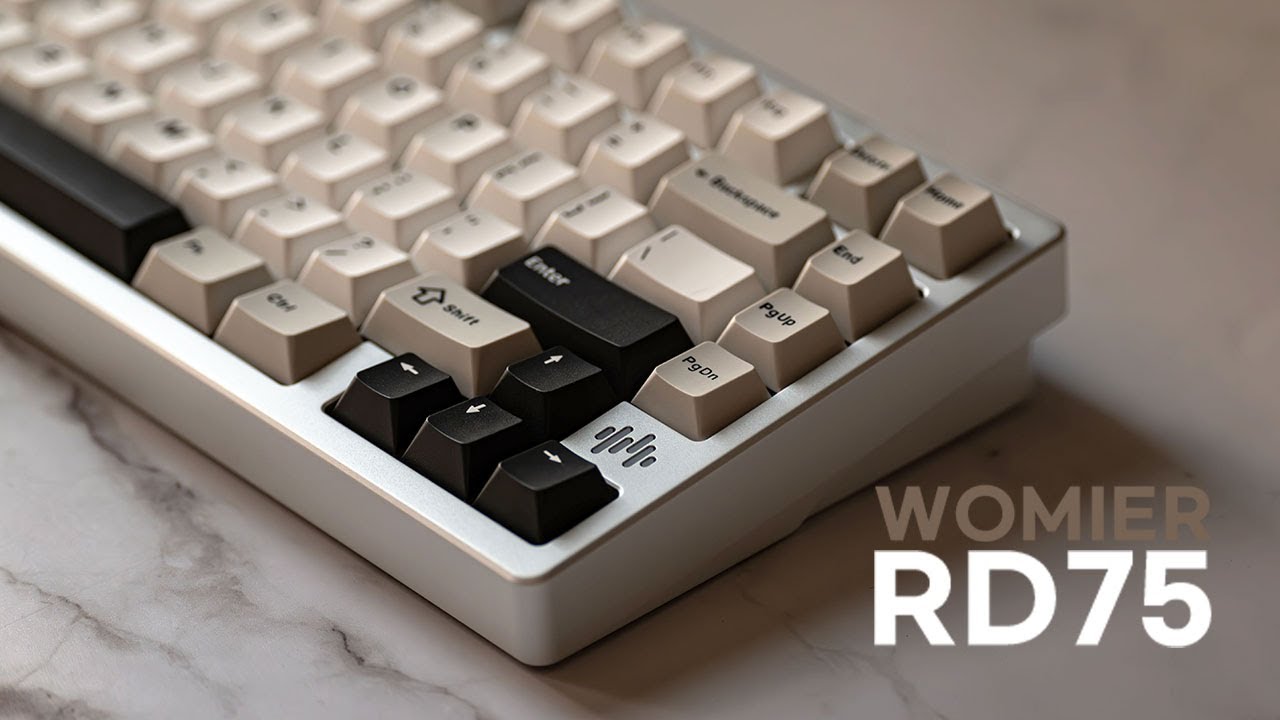 최신식 가성비 키보드 RD75 - YouTube