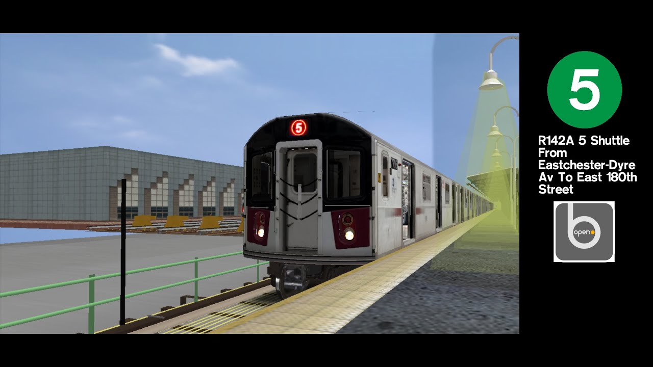 OpenBVE : R142A (5) Shuttle To East 180th Street - YouTube