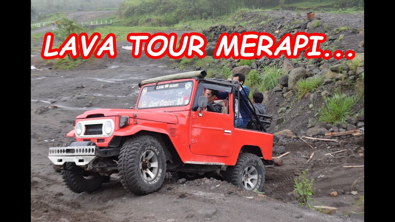 Lava Tour Merapi, Off Road pakai Jeep (Land Cruiser ding)... - YouTube