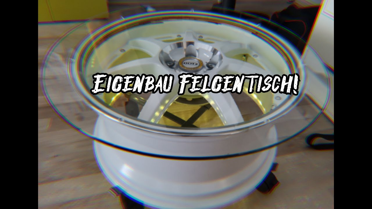 DOTZ 19 Zoll Alufelge Felgentisch Eigenbau - YouTube