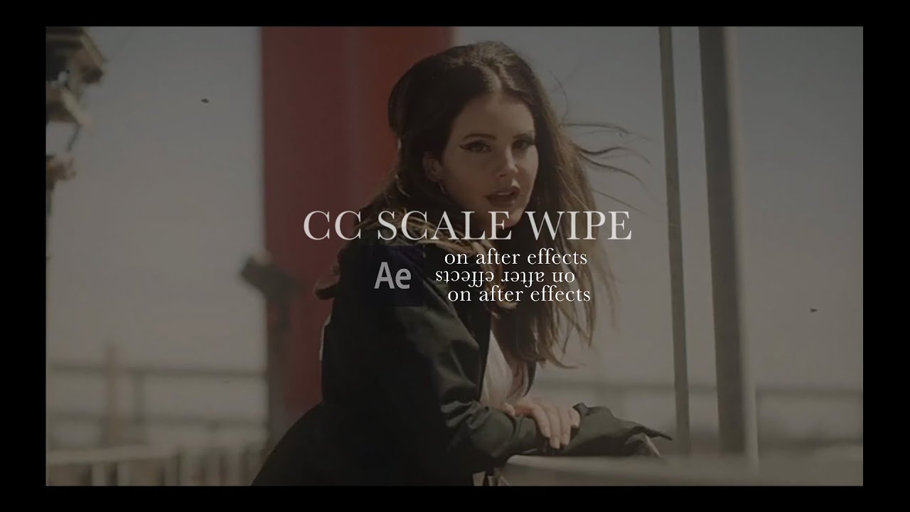 cc scale wipe TEXT on after effects - YouTube