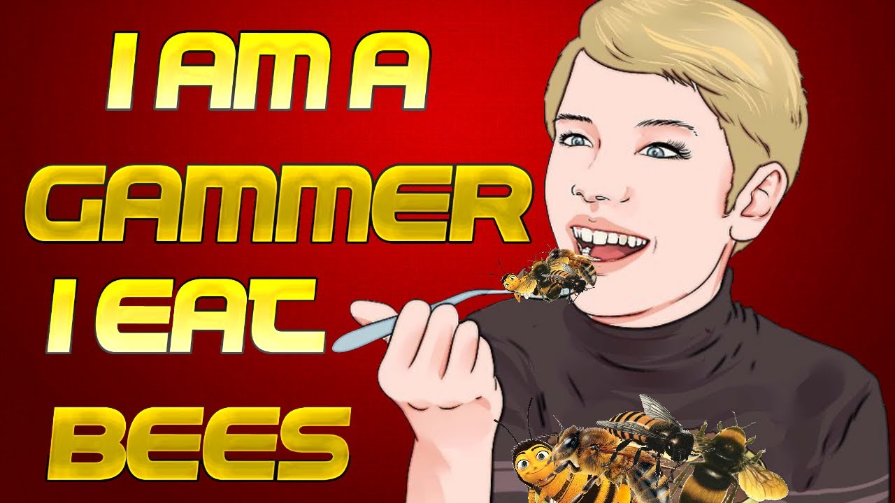 BEES, I EAT THEM! (Face reveal, 1000 subs!) - YouTube