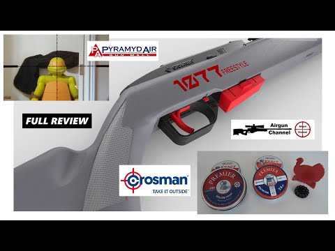 Crosman 1077 Freestyle Semi-Auto.177 (Full Review) & Accuracy Test / Co2 Pellet Rifle
