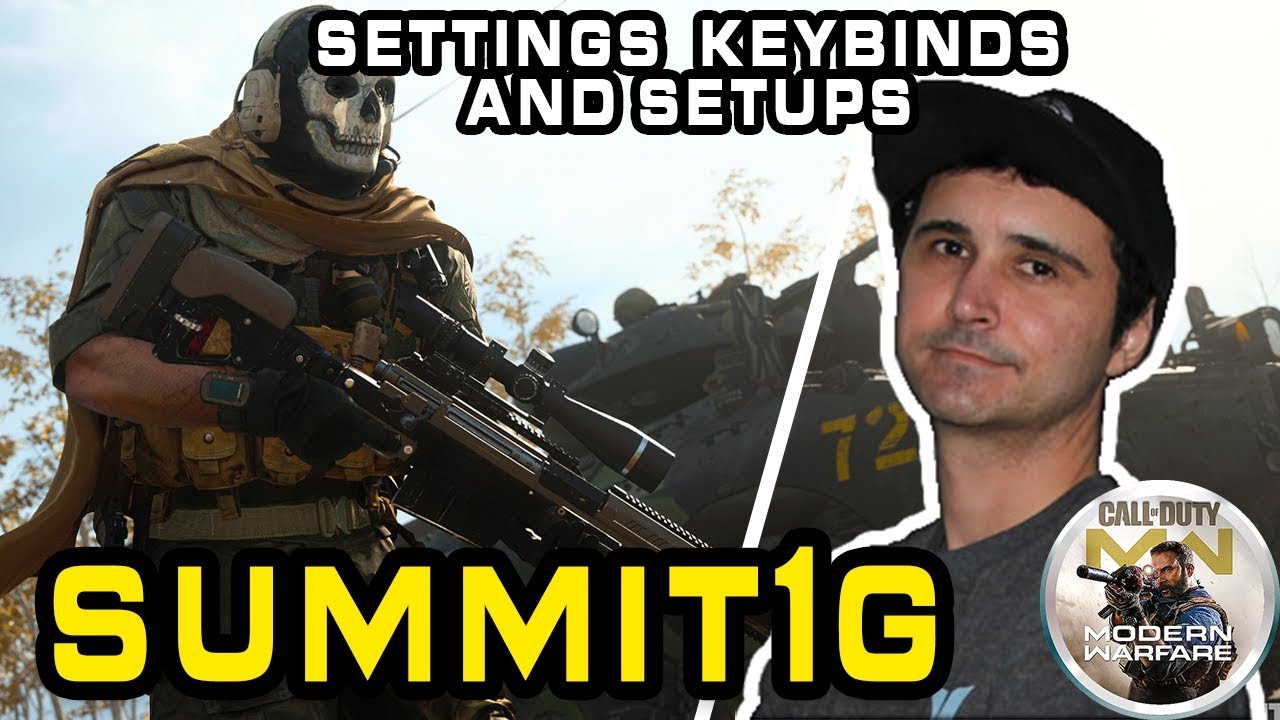 Summit1g Call Of Duty Modern Warfare Settings, Keybinds and Setup 2020 ...