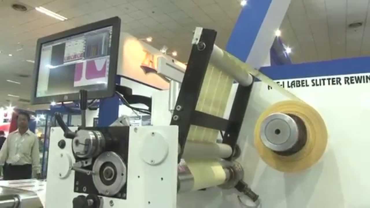 Label Inspection rewinder - YouTube